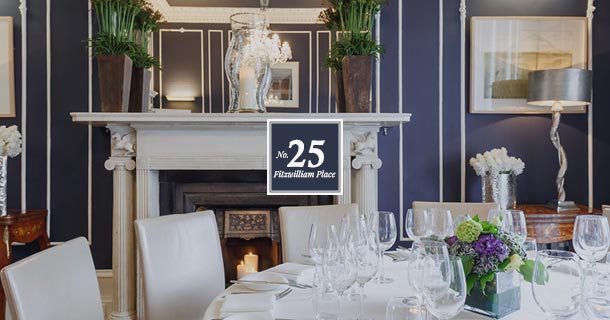 Menus - No. 25 Fitzwilliam Place